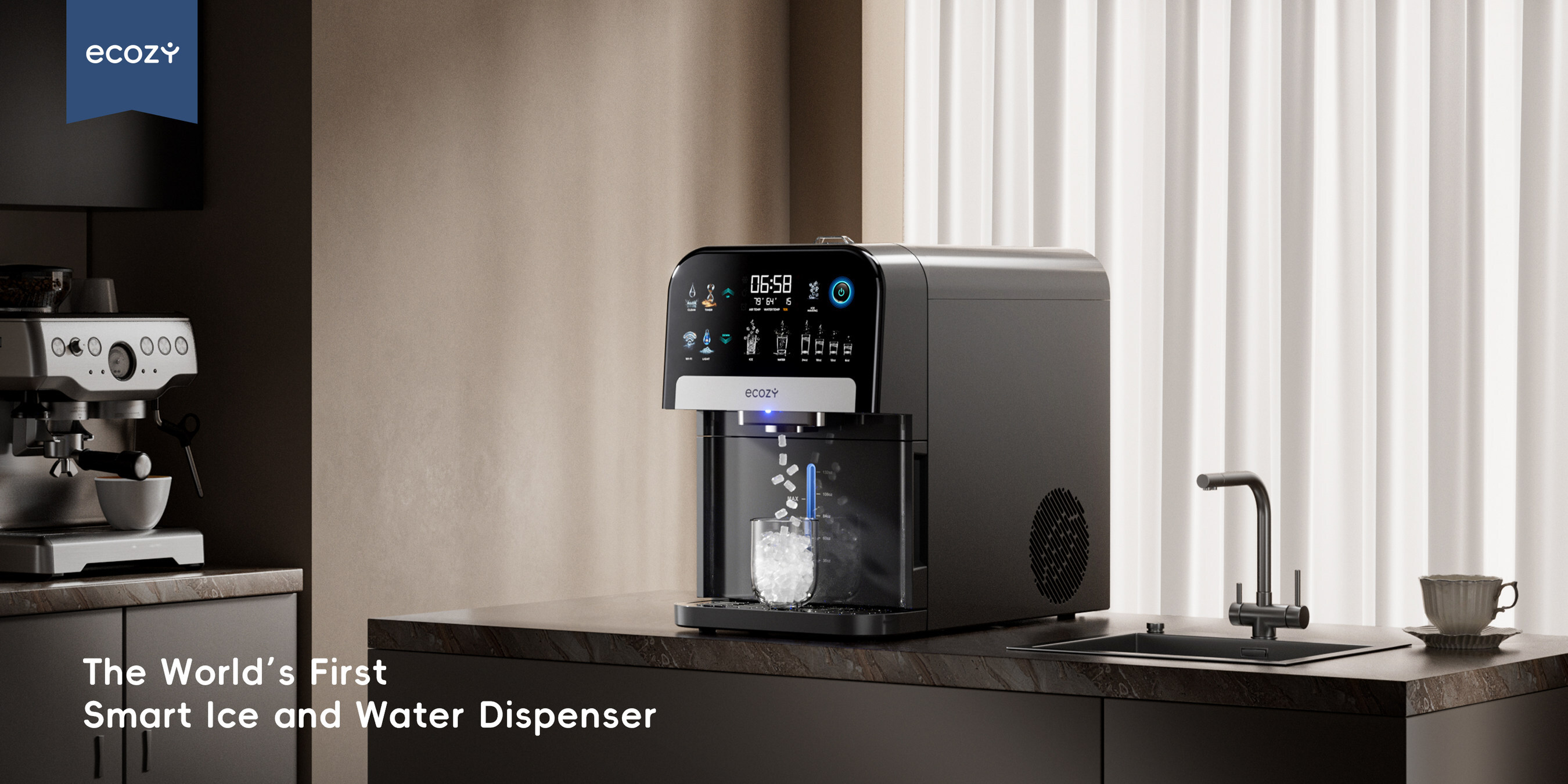 ecozy Launches the World's First Smart Ice and Water Dispenser - A New ...